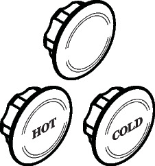 雅生 零配件: HG Porcelain cover AXOR Montreux, 货号 97987000