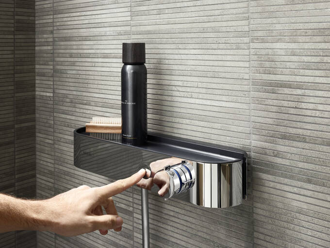 ShowerTablet Select 1个出水设备, 前卫白, 货号 24360707 | hansgrohe CN