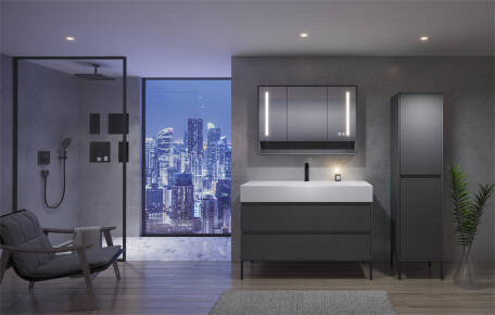 汉斯格雅 梦迪宝, 单把手面盆龙头 110带按压落水, 货号 32507147 | hansgrohe CN