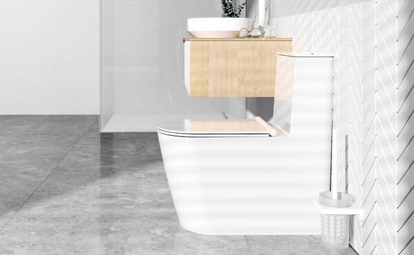 汉斯格雅 Toilet seats: 谧境 S, 加长型明式坐便器缓降盖板, 货号 22433007 | hansgrohe CN