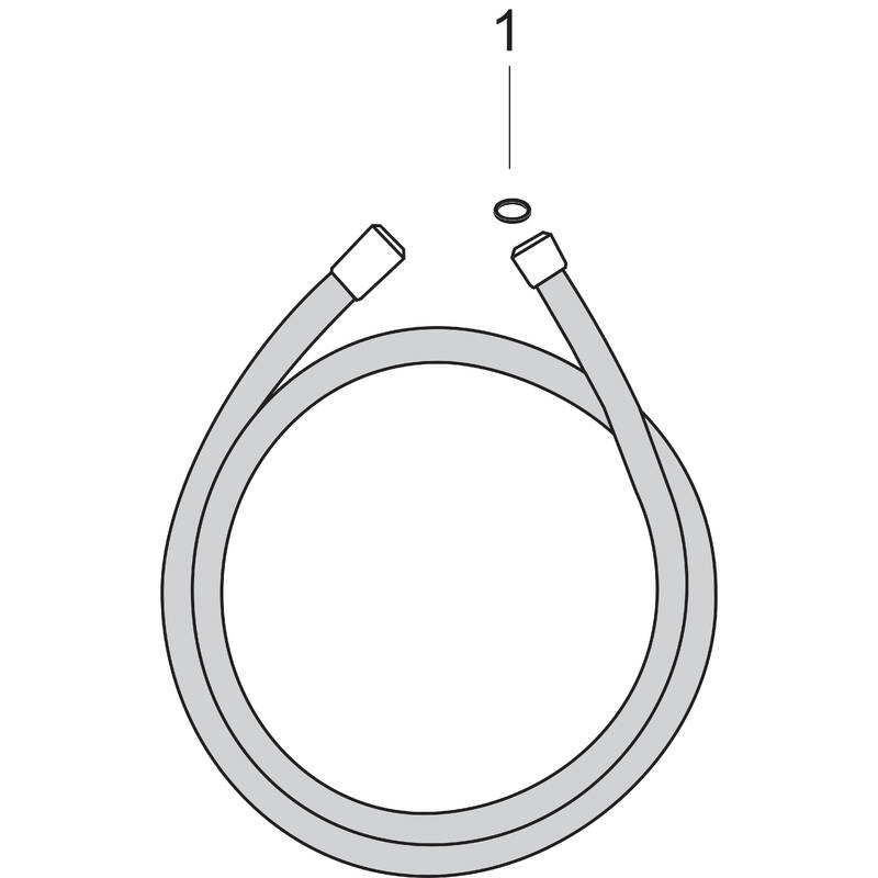 汉斯格雅 花洒软管: 易飞丝, 花洒软管160cm, 货号 28276147