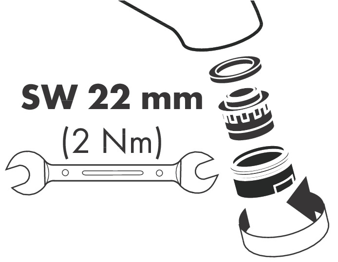 汉斯格雅 零配件: HGaeratorM24x1C, 货号 96512000