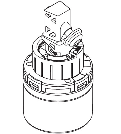 汉斯格雅 零配件: M3/M2陶瓷阀芯, 货号 92730000