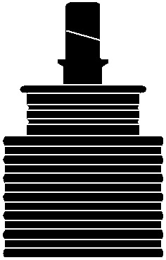 汉斯格雅 零配件: M3/M2陶瓷阀芯, 货号 92730000