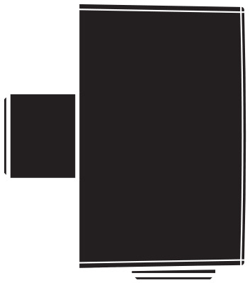 汉斯格雅 墙出水接头: FixFit, 墙面连接件 方形，带单向阀, 货号 26455707