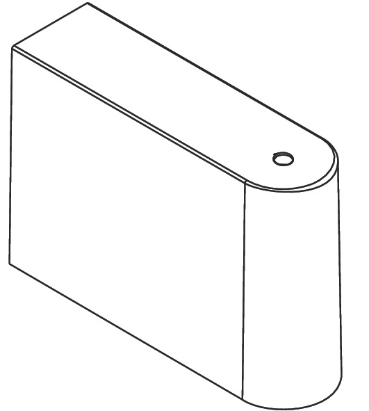 汉斯格雅 零配件: HG cover wall bar Unica'Crometta chrome, 货号 95217000
