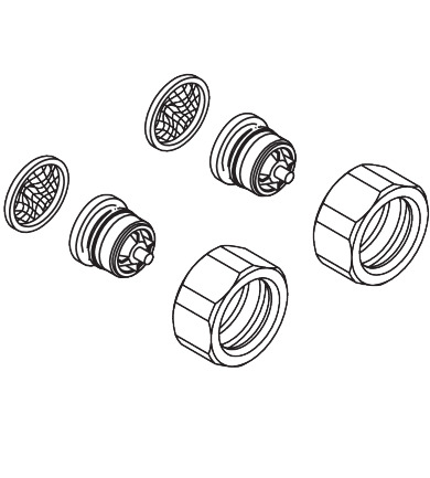 汉斯格雅 零配件: BackfittingsetEcostat, 货号 94285000