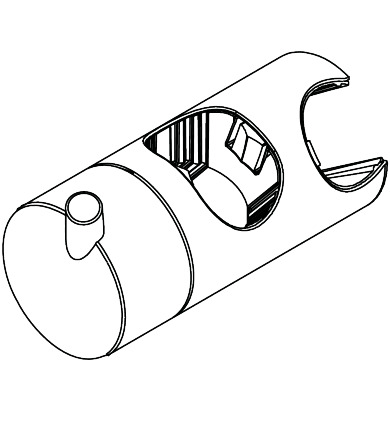 汉斯格雅 零配件: 尤尼卡Lift花洒升降杆支撑件, 货号 95160000