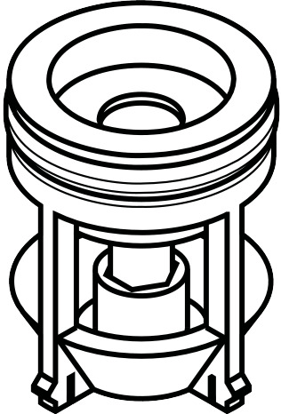 汉斯格雅 零配件: HG non return valve DN10, 货号 95699000