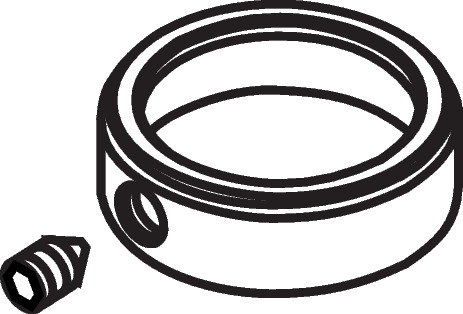 汉斯格雅 零配件: HG lock washer overhead shower chrome, 货号 98942700