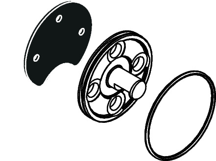 汉斯格雅 零配件: HG wall flange Croma 100 Shopwerpipe, 货号 95688000