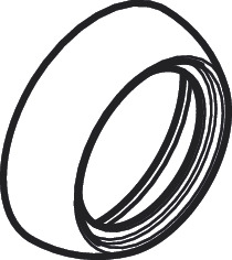 汉斯格雅 零配件: HG flange Talis S 2 sink mixer chrome, 货号 95498000