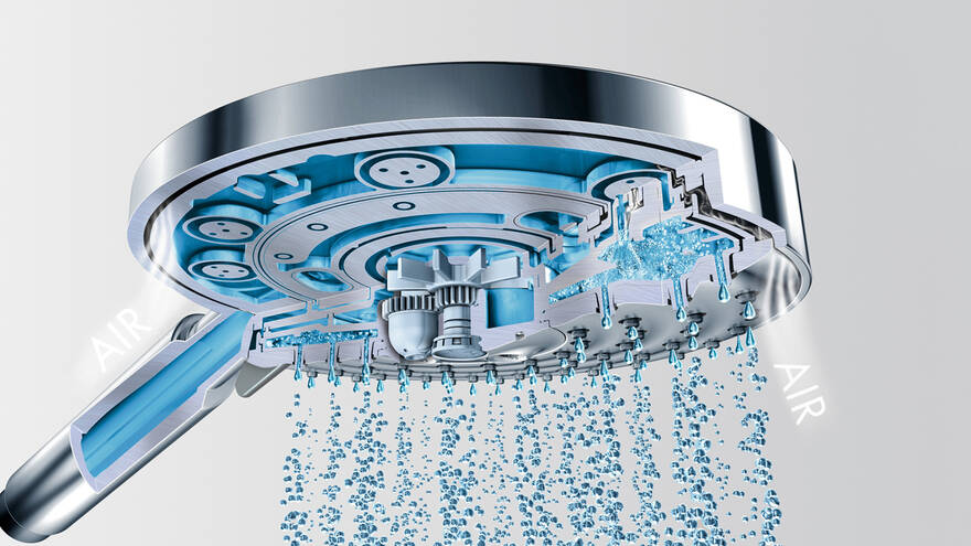 汉斯格雅 飞雨S, 1种出水模式, 货号 26166007 | hansgrohe CN