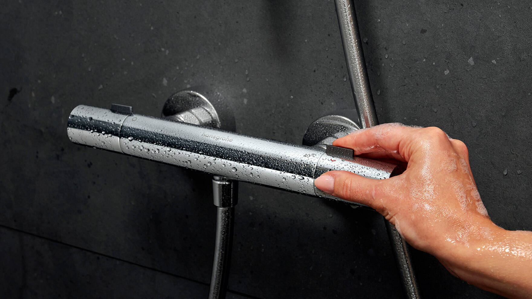 汉斯格雅 花洒管: 沛适飞 S, 单种出水模式, 货号 26971007