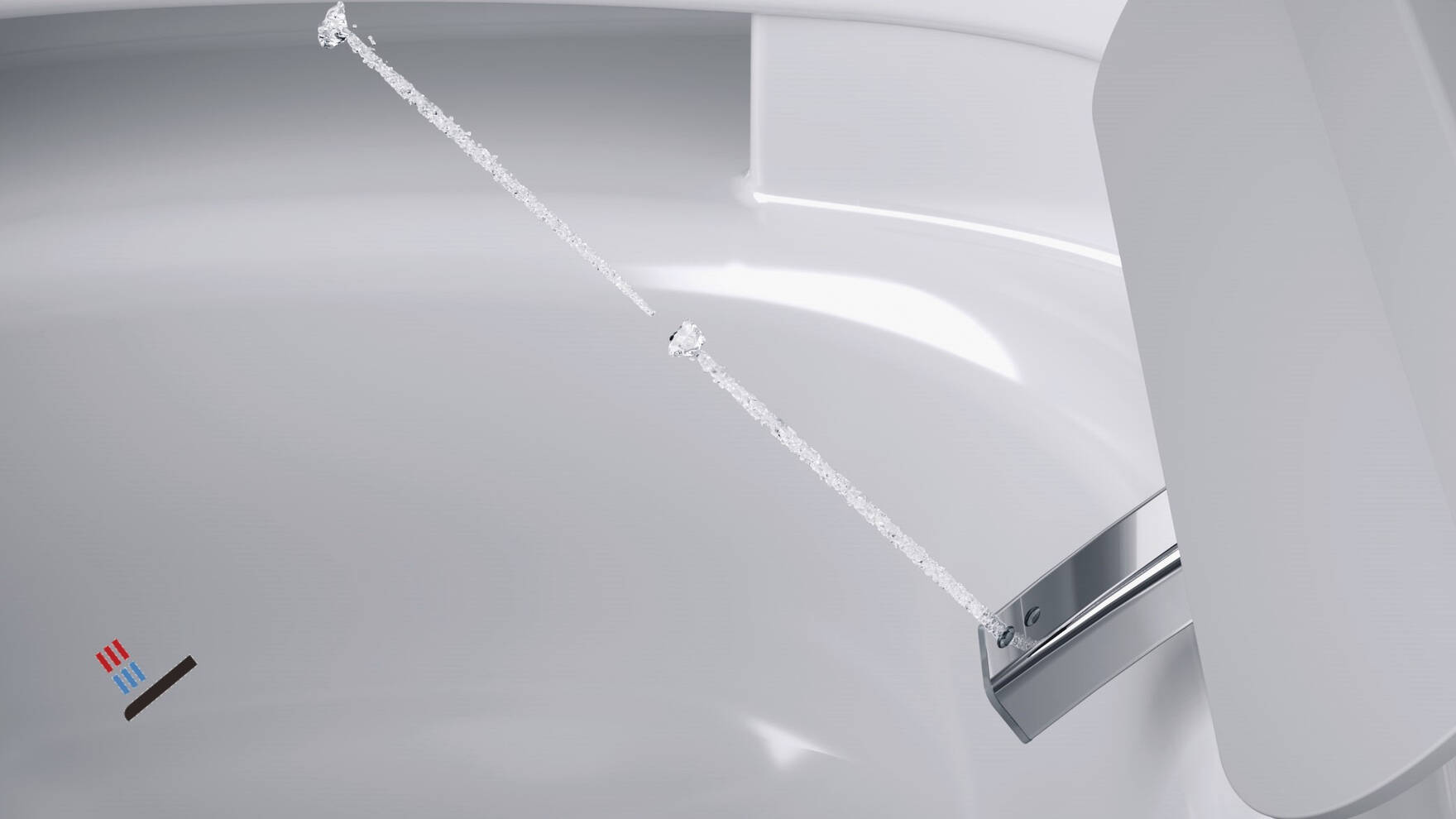 汉斯格雅 智能一体坐便器: 纯境 Uno, 智能一体坐便器（豪华版）305mm, 货号 22402007