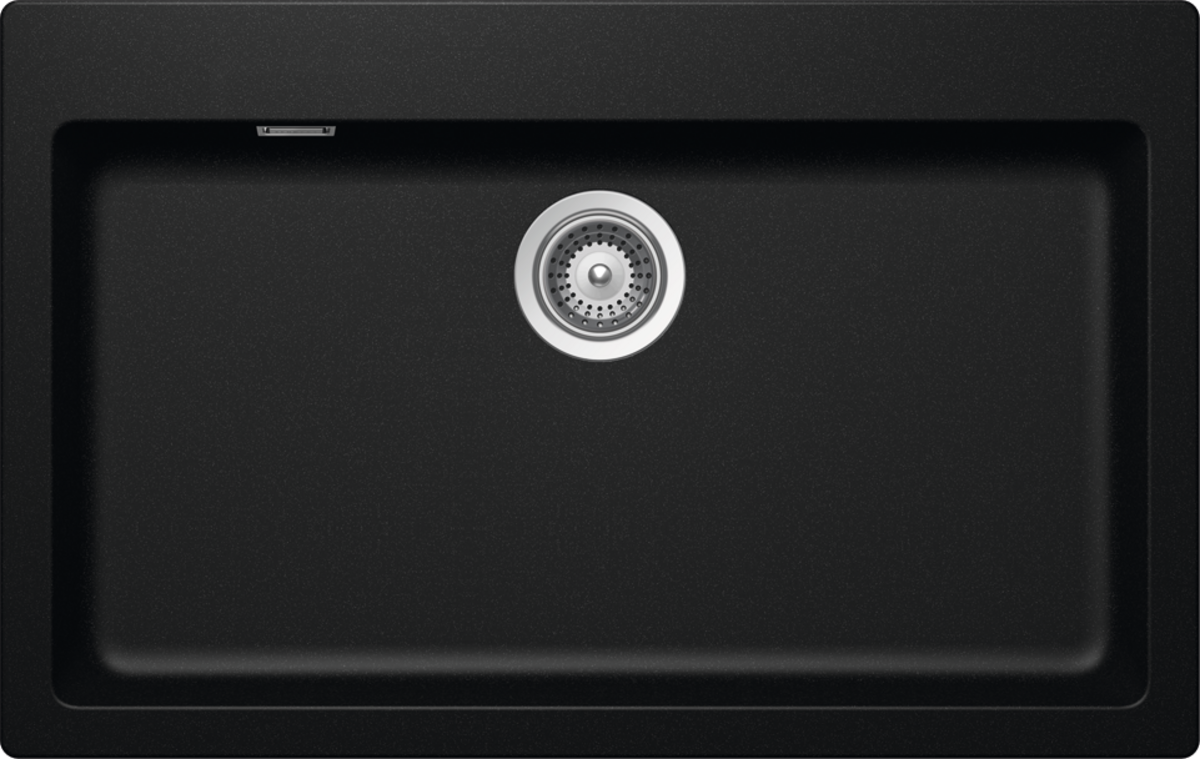 雅生 水槽: AXOR made by Schock, 台上盆 Signus N-100 XL CD，带自动下水套件, 货号 43031500