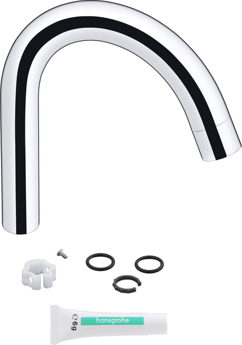 雅生 零配件: HG Spout AXOR Terrano 2-handle basin, 货号 96521000