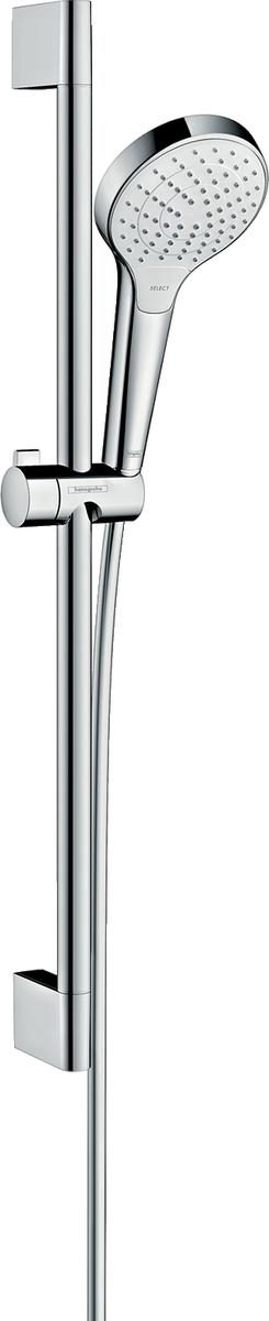 汉斯格雅 Wallbar sets: 柯洛玛Select S, 花洒套件 变速节水型9L带升降杆65cm, 货号 26563407 ...