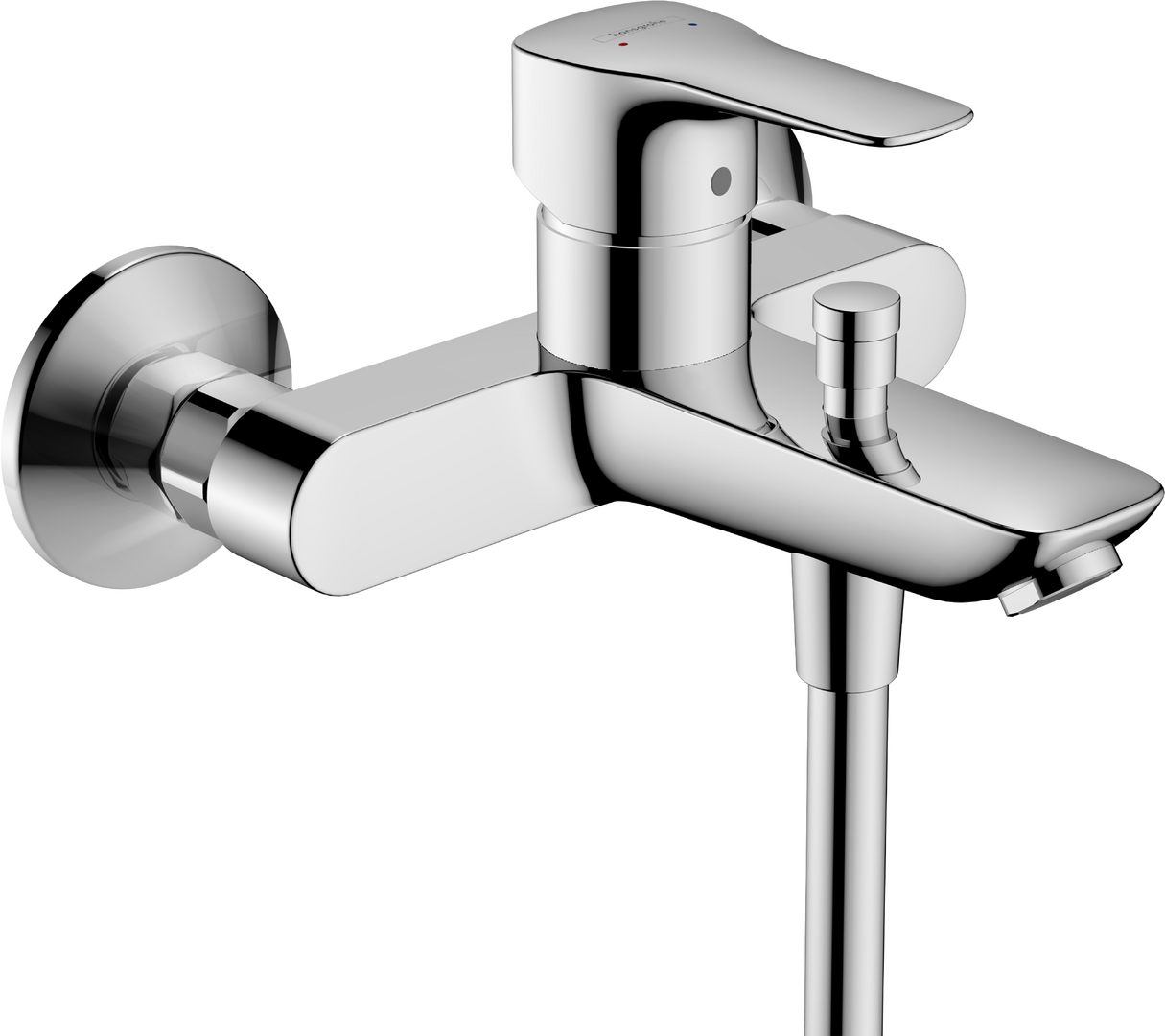 MySport 浴缸龙头: 两功能, 镀铬, 货号 71242007