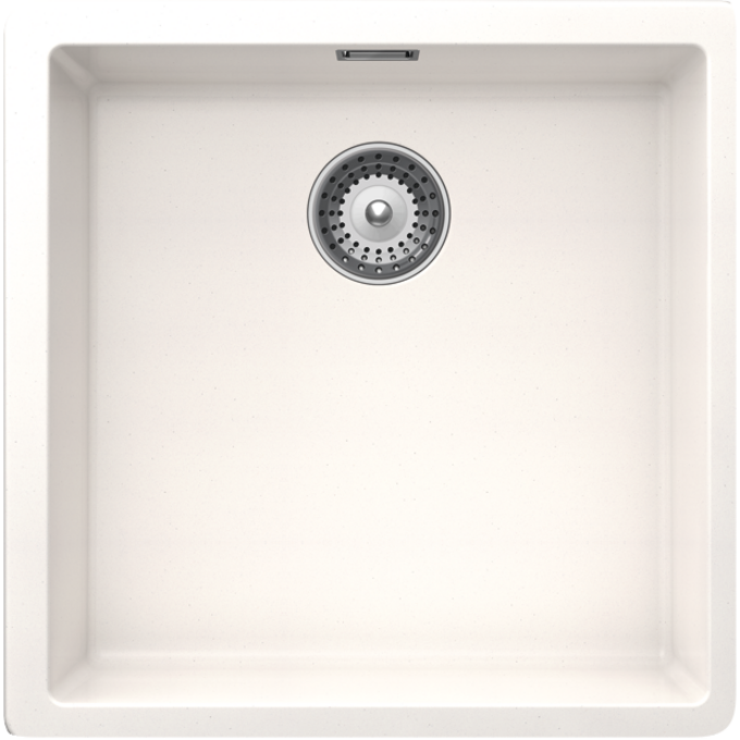 雅生 水槽: AXOR made by Schock, 台上盆 Greenwich N-100 CD，带自动下水套件, 货号 43038100