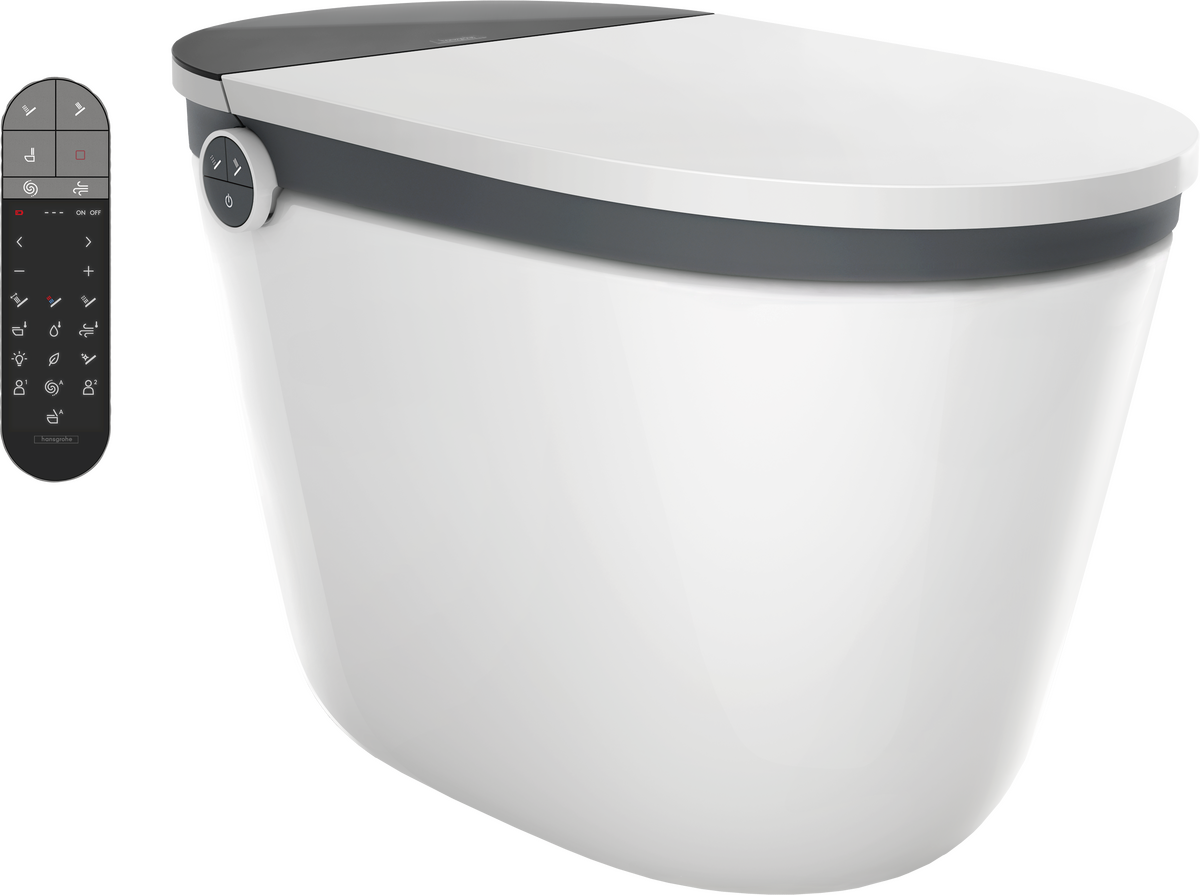 汉斯格雅 智能一体座便器: 纯境, 智能一体座便器（豪华版）305mm, 货号 22402007 | hansgrohe CN