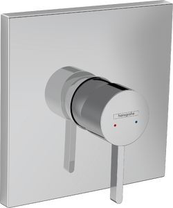 汉斯格雅 面盆龙头: 翡诺偲, 单把手面盆龙头230，带抽拉式出水嘴和按压落水套件，两种出水模式, 货号 76063007