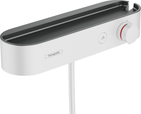 ShowerTablet Select 淋浴龙头: 单功能, 前卫白, 货号 24360707