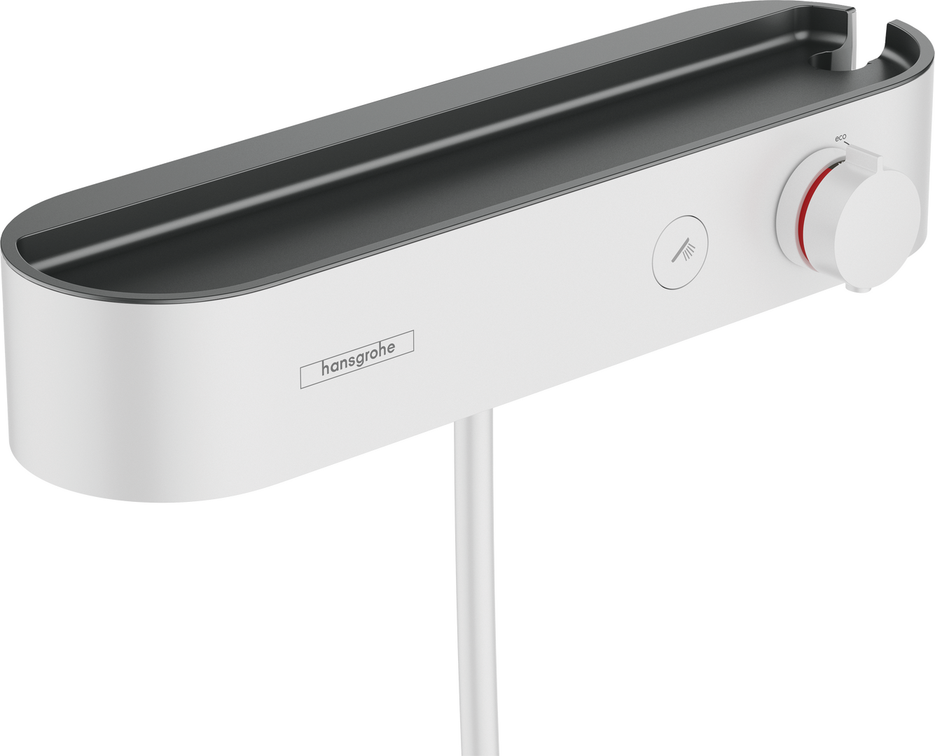 ShowerTablet Select 淋浴龙头: 单功能, 前卫白, 货号 24360707