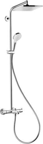 汉斯格雅 Shower pipes: 柯洛梅达 E, 1种出水模式, 26176007